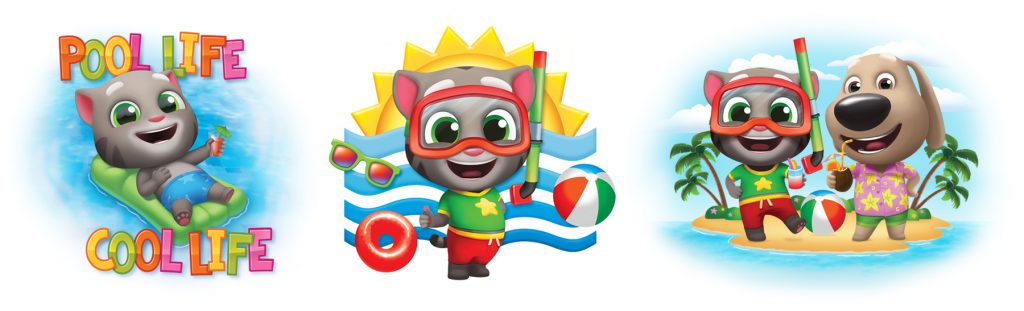Talking Tom and Friends 3D Mini Style Guide - Design Force