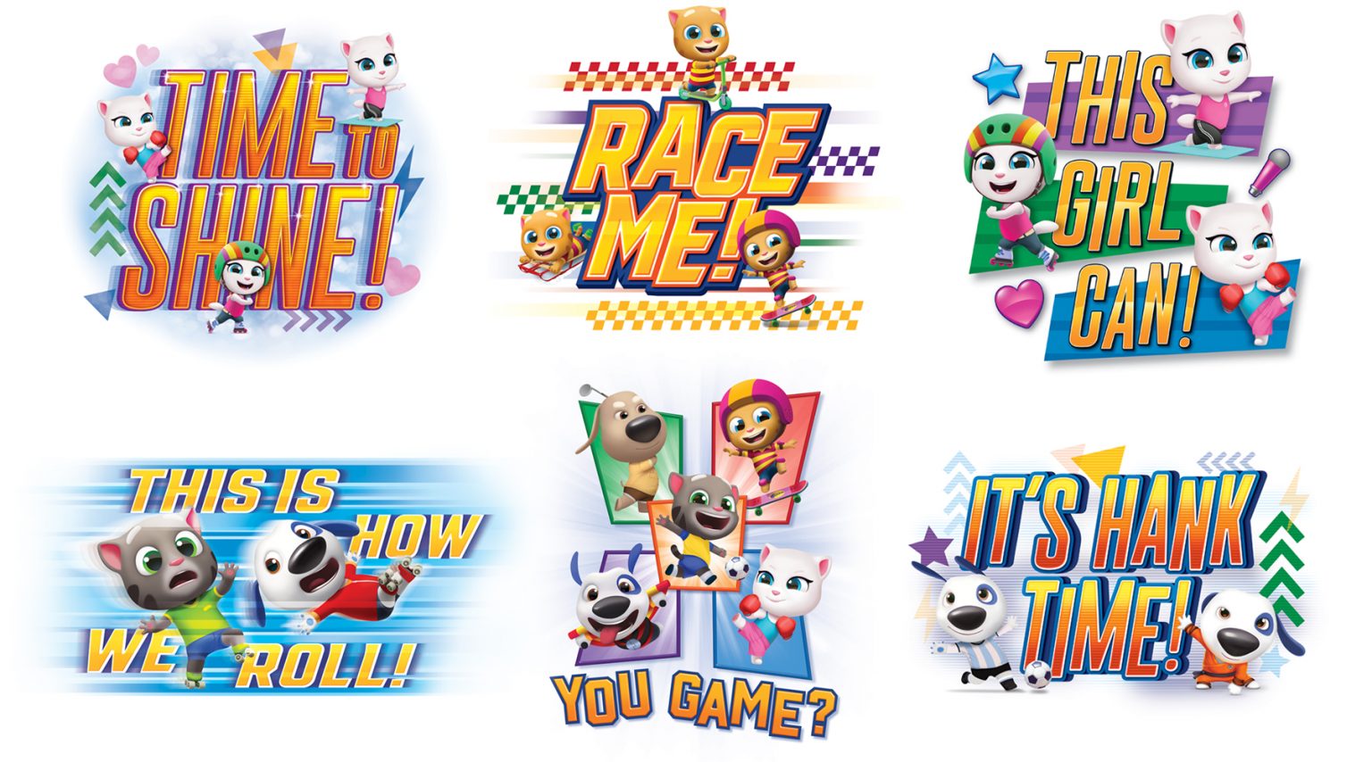 Talking Tom and Friends 3D Mini Style Guide - Design Force