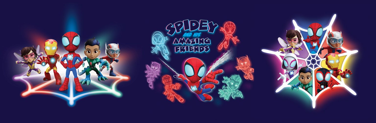 Spidey and His Amazing Friends Glow Webs Glow Style Guide - Design Force