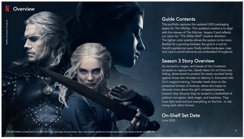 Licensed Product Package Design – The Witcher