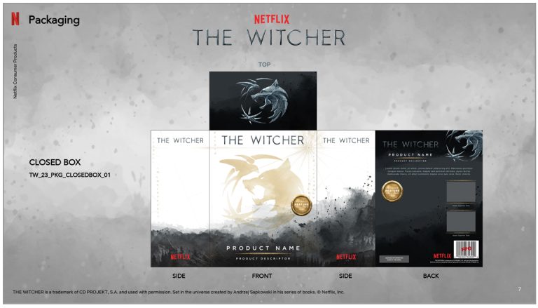 Licensed Product Package Design – The Witcher