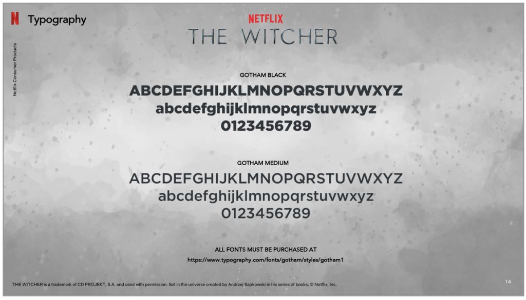 Licensed Product Package Design – The Witcher