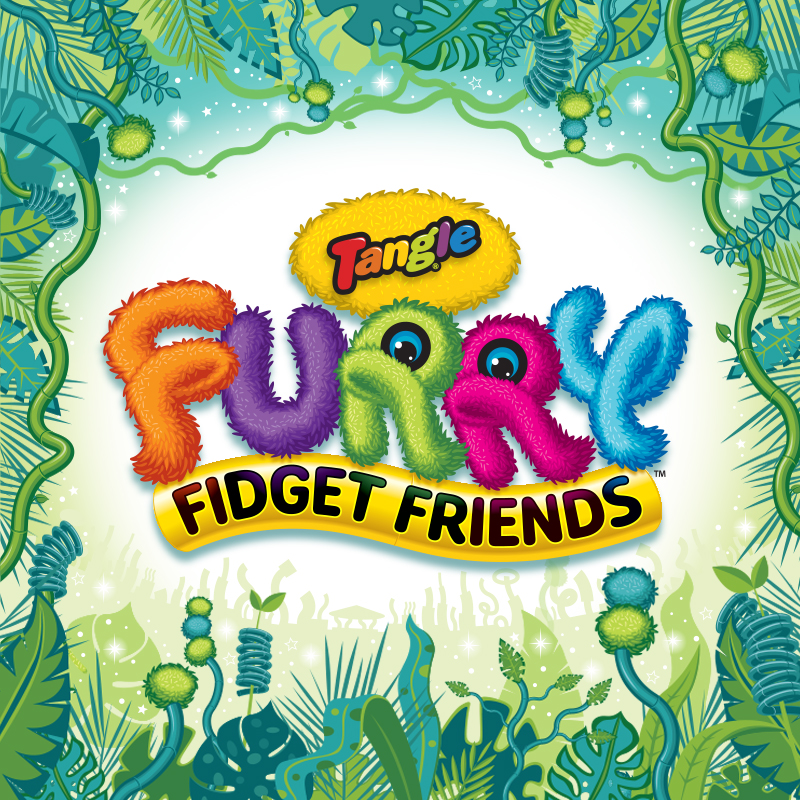 Sensory Plush Tangle Furry Fidgets - New! Leopard Print - Plush Tangle ...