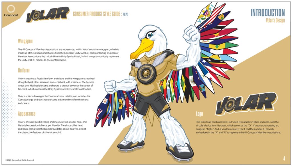 Concacaf Mascot Design